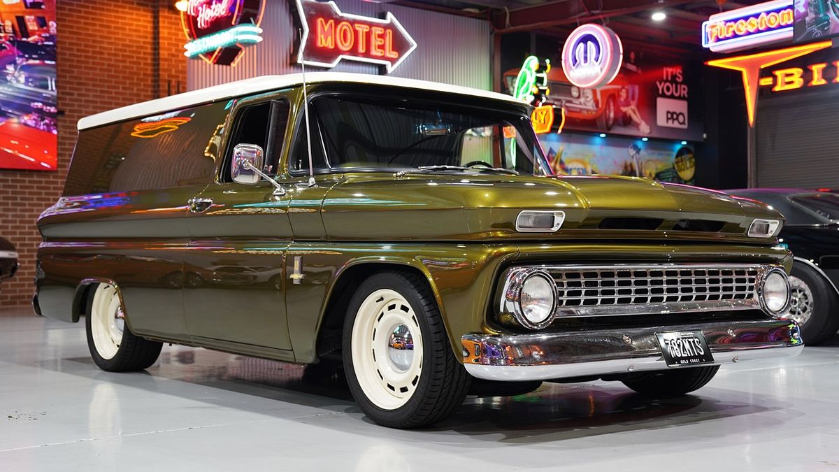 NO RESERVE! 1963 CUSTOM CHEVY V8 C10 PANEL TRUCK - SEVEN82MOTORS