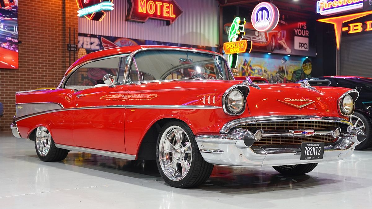 1957 Chevy LS3 Powered Bel Air On Art Morrison Chassis - SEVEN82MOTORS
