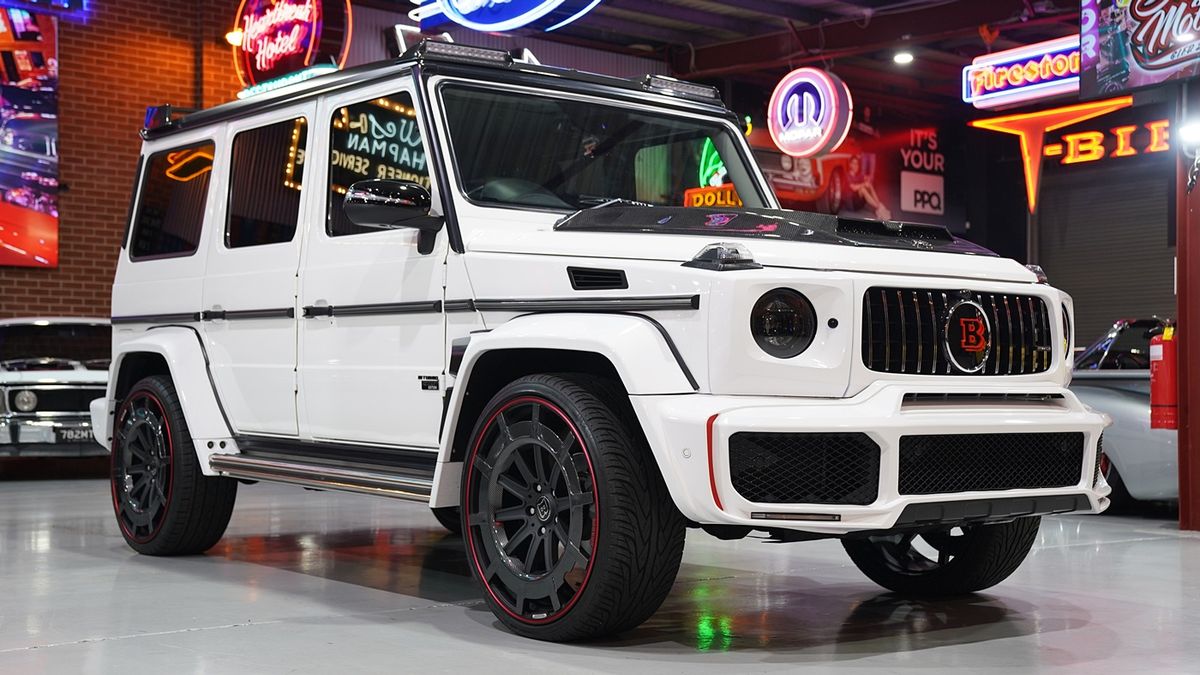 2018 Merc G350 G-Wagon with 2024 Brabus style wide body conversion ...