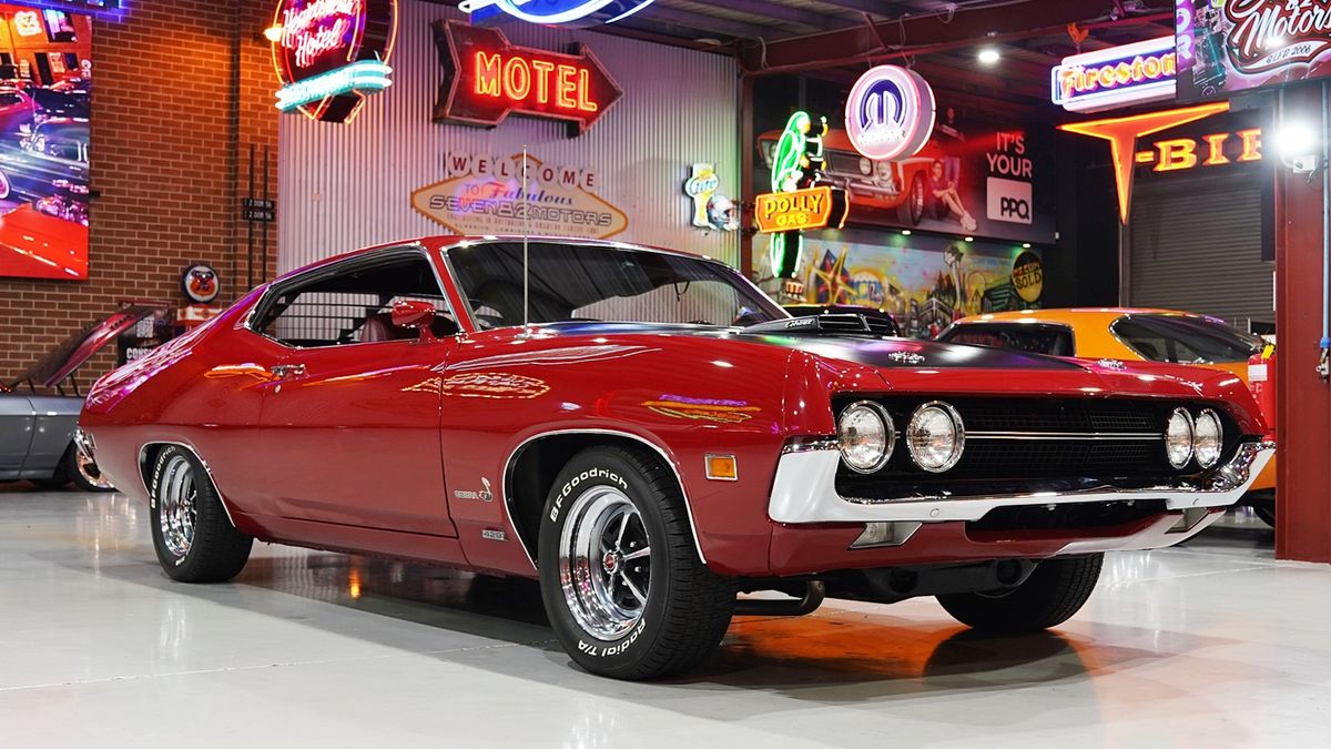 1970 Ford Matching Numbers 429ci 4V Cobra Jet Torino - SEVEN82MOTORS