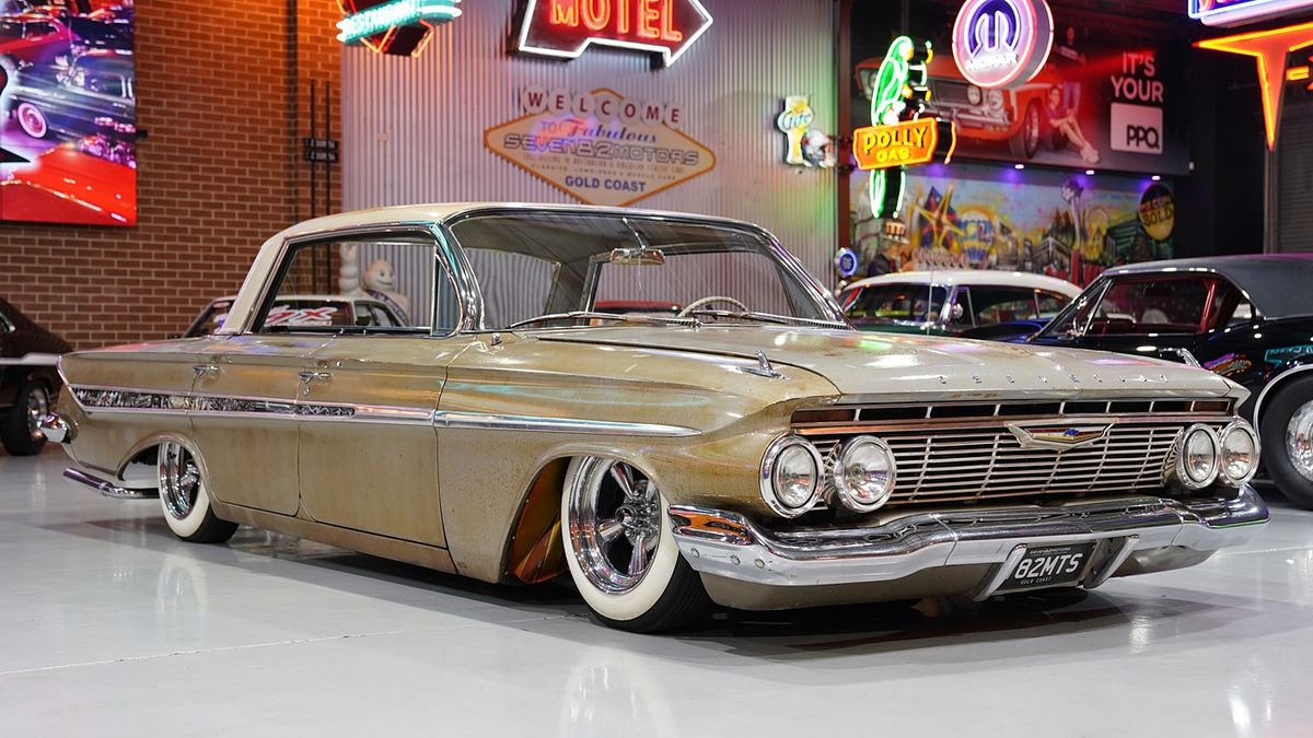NO RESERVE! 1961 BAGGED AND AIR BRUSHED CHEVY IMPALA - SEVEN82MOTORS